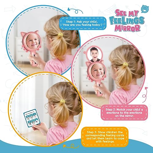 Snapklik.com : See My Feelings Mirror,Shatterproof Mirror For Kids ...