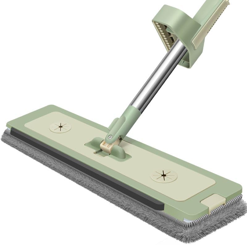 Masayuki Microfiber Flat Mop for Floor Cleaning Home Hands Free Squeeze ...