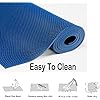 BWKJMY Non Slip Drainage Outdoor Rubber Matting 90x300cm 5.5mm Thick ...