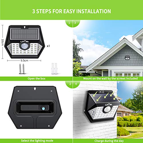 LITOM 24 LED Solar Wireless Motion Sensor Outdoor Lights Review - Solar ...