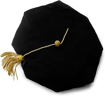 Amazon.com: Endea Graduation Deluxe Doctoral Tam with Eight Sides and ...