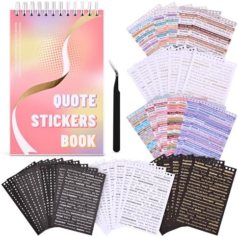 Amazon.com: 3000+ Pcs Word Stickers for Journaling, 50 Sheets Quote ...