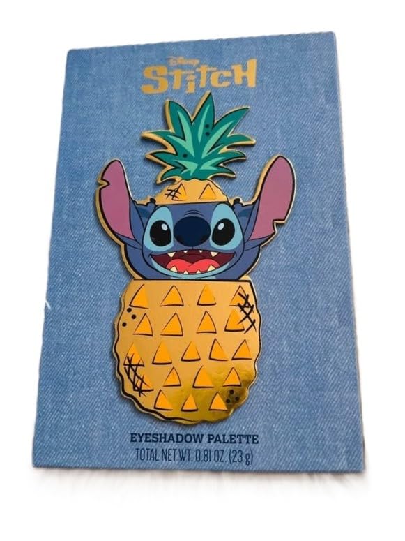 Amazon.com : Taste Beauty Disney Stitch Eyeshadow Palette with Mirror ...