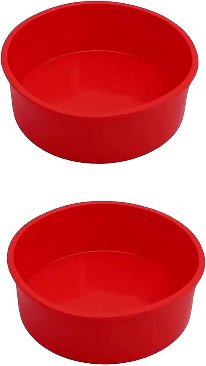 2pcs 6 Inch Silicone Cake Pan For Baking Air Fryer Silicone Liners 2pcs-6-inch-silicone-cake-pan-for-baking-air-fryer-silicone-liners