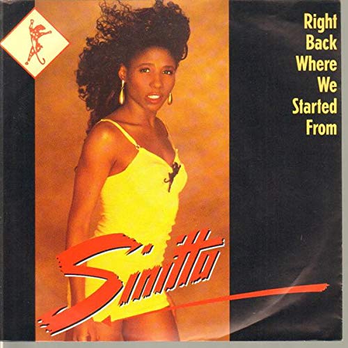 Amazon.com: Right back where we started from (1989) / Vinyl single ...