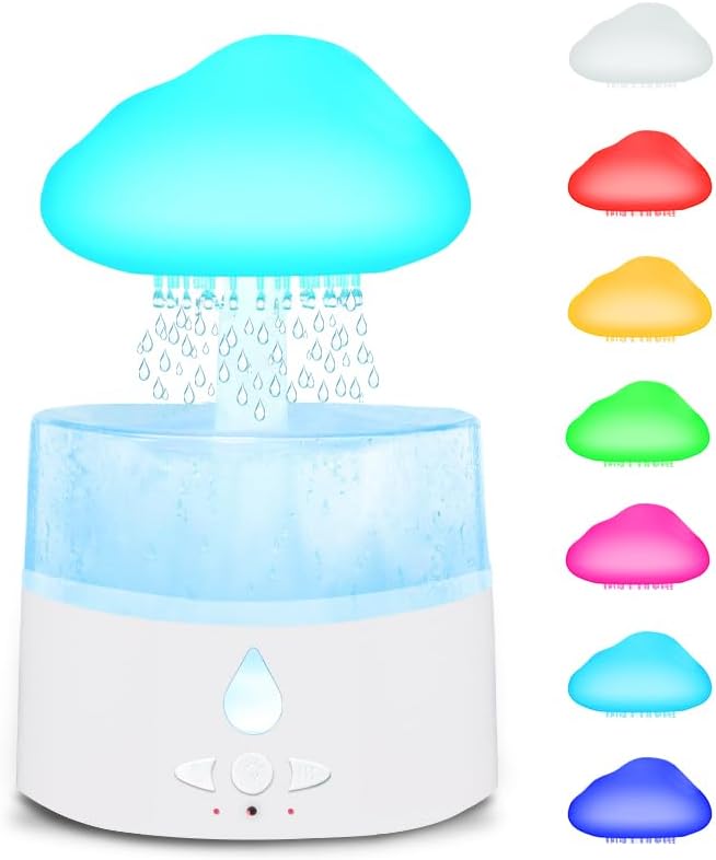Amazon.com: ABBWOBOX Rain Cloud Humidifier Water Drip, Essential Oil ...