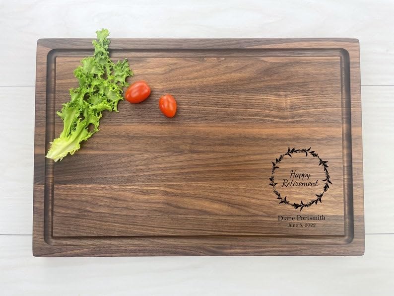 Amazon.com: Personalized Butcher Block Cutting Board, Engraved Butcher ...