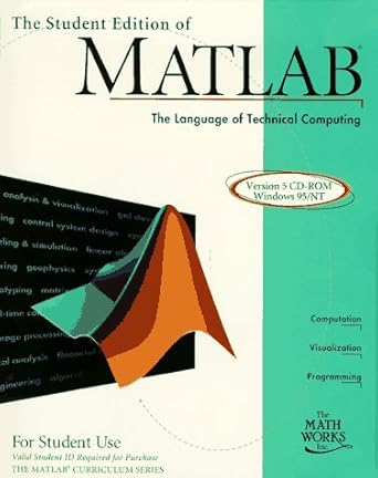 Buy Student Edition (Matlab Version 5 for Windows) Book Online at Low ...