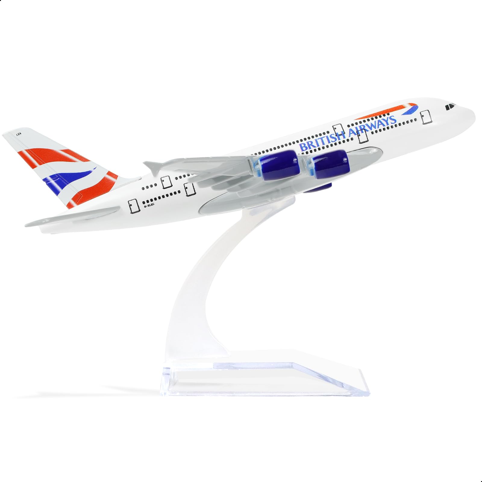 Amazon.com: QIYUMOKE 1/400 British A380 Model Plane Diecast Metal ...