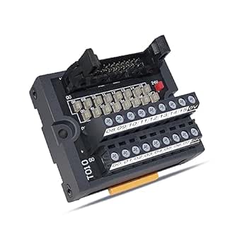 SIRON DBLUEE Terminal Block, 16 Positions Dual Row 24V 1A Screw ...