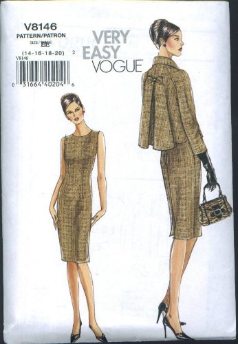 Vogue Sewing Pattern 8146 Size 14-20 Jacket and Dress: Vogue Patterns ...