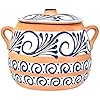 Amazon.com: Canela Clay Bean Pot with Lid - Olla de Barro con Tapa 6 Qt ...