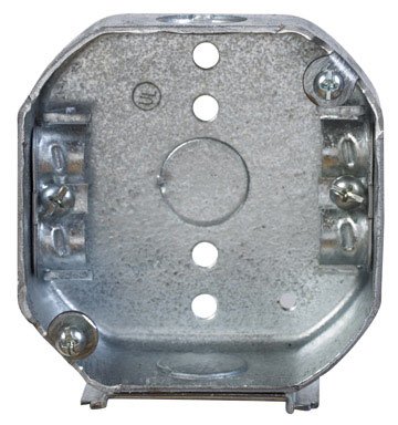 Raco 3-5/8 in. Octagon Steel 1 gang Junction Box Gray - Electrical ...