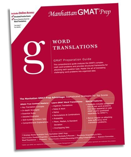 Word Translations Gmat Preparation Guide (Manhattan Gmat Prep ...