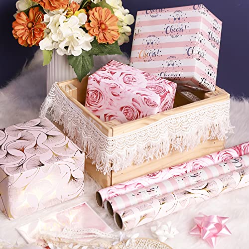 Snapklik.com : MAYPLUSS Wrapping Paper Roll - Mini Roll - 17 Inch X 120 ...