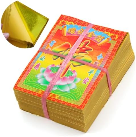 Amazon.com: ZeeStar Chinese Joss Paper - Full Gold Foil (Pack of 500)