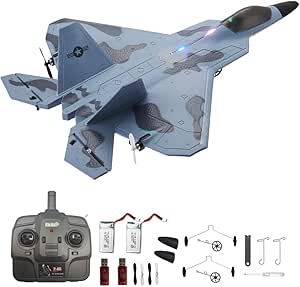 SAYZON F22S RC Plane 4CH F22 Raptor Model 3D6G RTF RC Jet Outdoor 2 ...