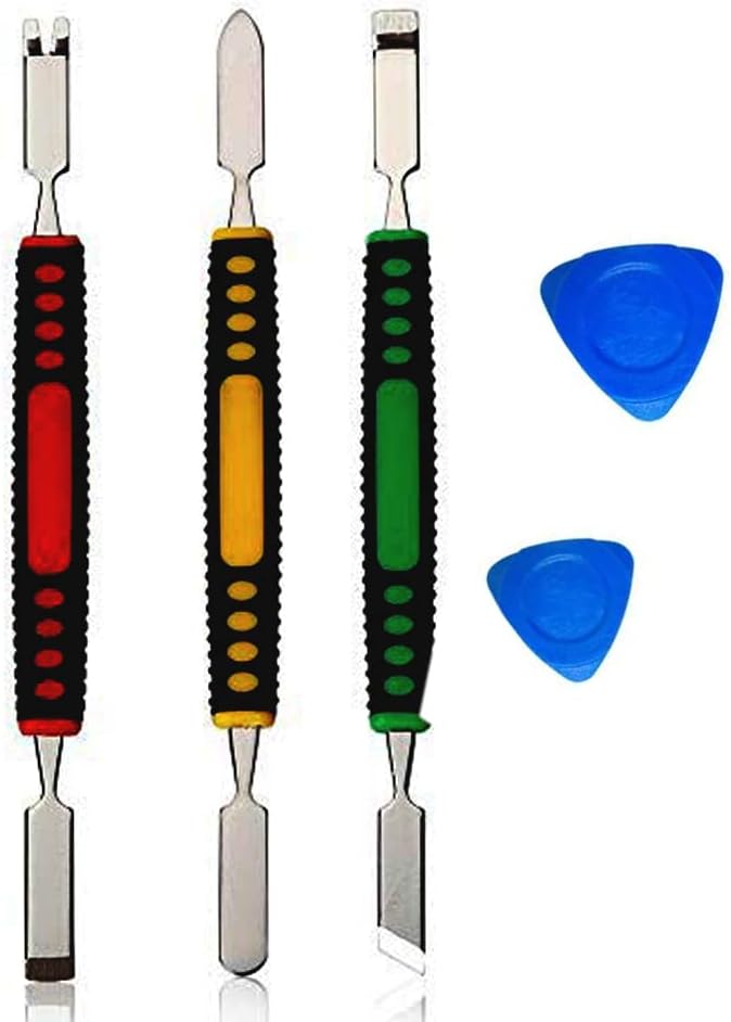 8 Pieces Metal & Plastic Spudger Set Pry Stick Opening Tool with ...