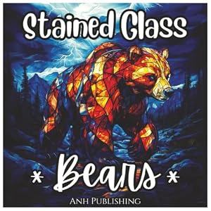 Amazon.com: Stained Glass Bears: Fun Coloring Book For Kids and Adults ...