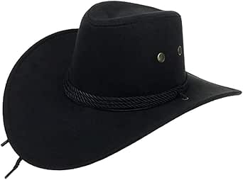 Generic Felt Wide Brim Classic Cowboy Hats for Women Men Vintage ...