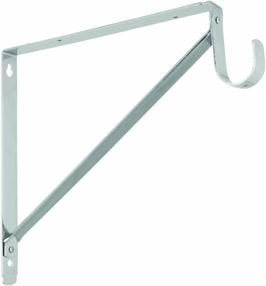 Heavy-Duty Shelf And Hang Rod Bracket-CHR SHELF & ROD BRACKET : Amazon ...