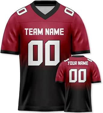 Amazon.com: Custom College Football Jersey Personalized Replica Shirts ...