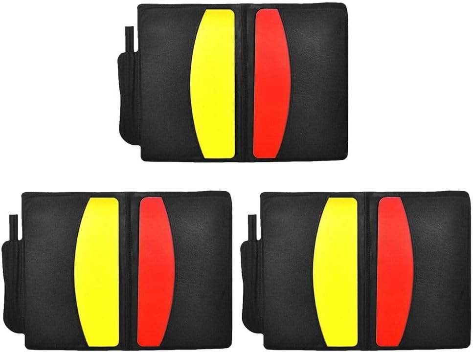Amazon.com : Kopida 3 Pack Sports Referee Card Set, Sport Football ...