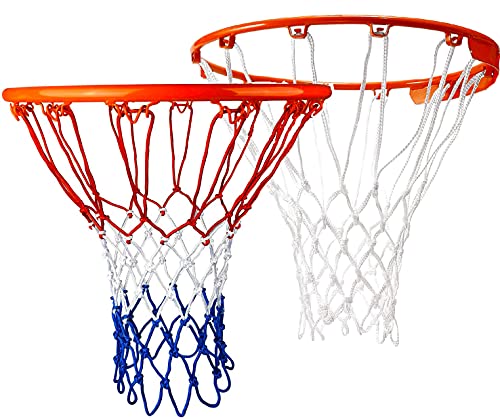 Outdoor Basketball Nets 2PCS Heavy Duty Basketball Nets - Thick ...
