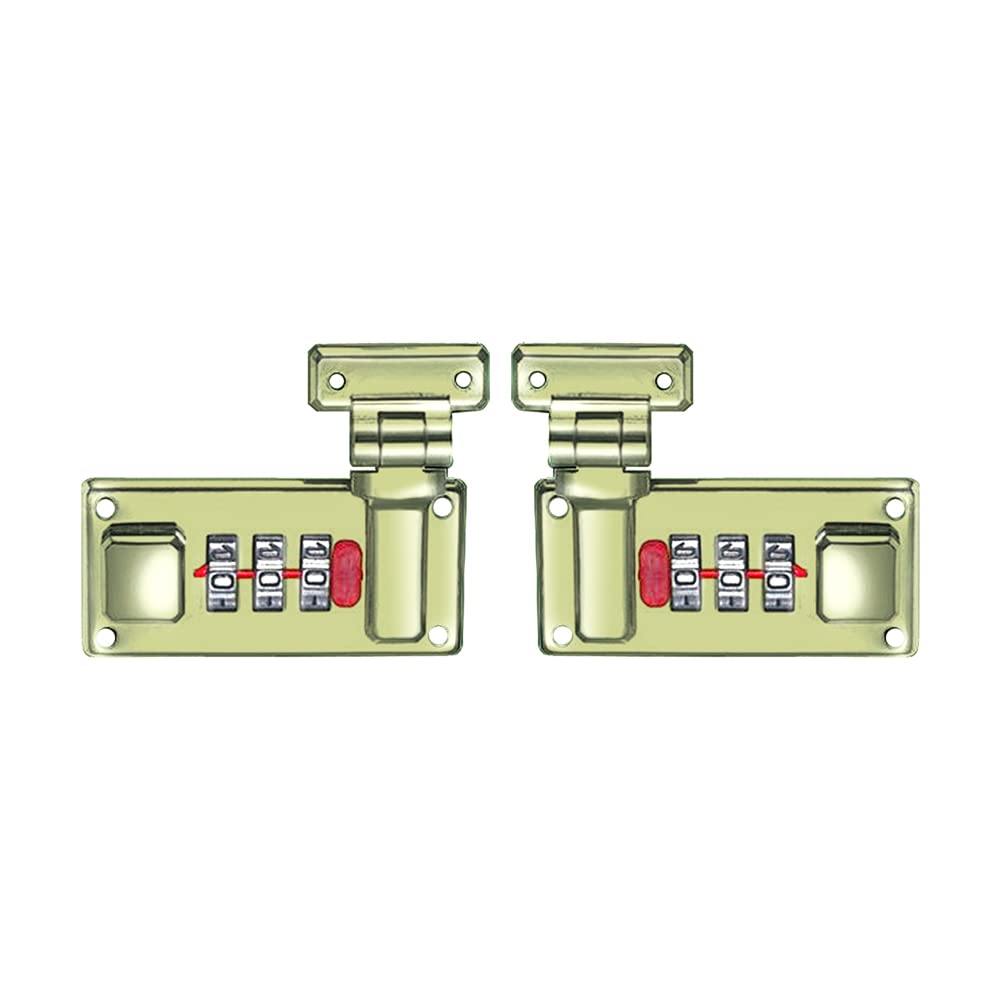 2 Pack Hasp Combination Lock Luggage Suitcase Hasps with 3 Digits ...