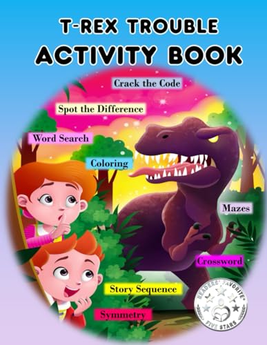 Book review of T-Rex Trouble Activity Book - Readers' Favorite: Book ...
