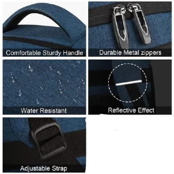 Buy TRUE HUMAN® Emperor Anti-Theft Pocket backpack With USB charging ...