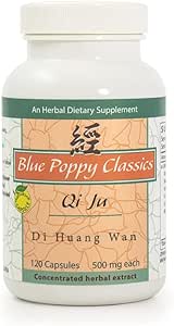 Amazon.com: Blue Poppy Classics - Qi Ju Di Huang Wan - 120 Capsules - 2 Bottle Pack : Health ...