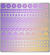 GORGECRAFT Metal Gothic Font Lettering Stencil Stainless Steel Old ...