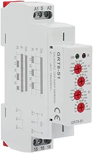 GRT8-S1 Mini Asymmetric Cycle Timer ON/Off Repeat Cycle Time Relay AC ...