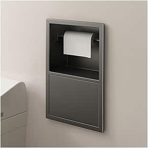 Shower Niche, Bathroom Trash Can, Tilt Out Trash Bin Cabinet, Toilet ...