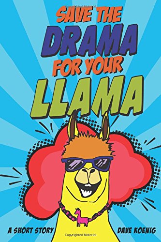 Save The Drama For Your Llama Poster Rainbow Llama Wearing Mask With