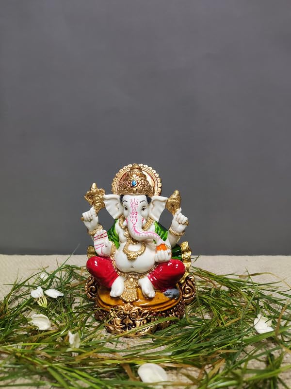 Buy PRATIMA Polyresin Ganesh Idol|Vinayaka Statue|Ganpati Murti|Ganesha ...