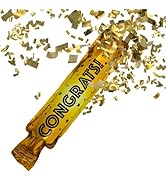 Amazon.com: BEST PARTY EVER! Pull-N-Pop Confetti Poppers, Easy to Use ...