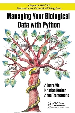 Amazon.com: Managing Your Biological Data with Python (Chapman & Hall/CRC Computational Biology ...