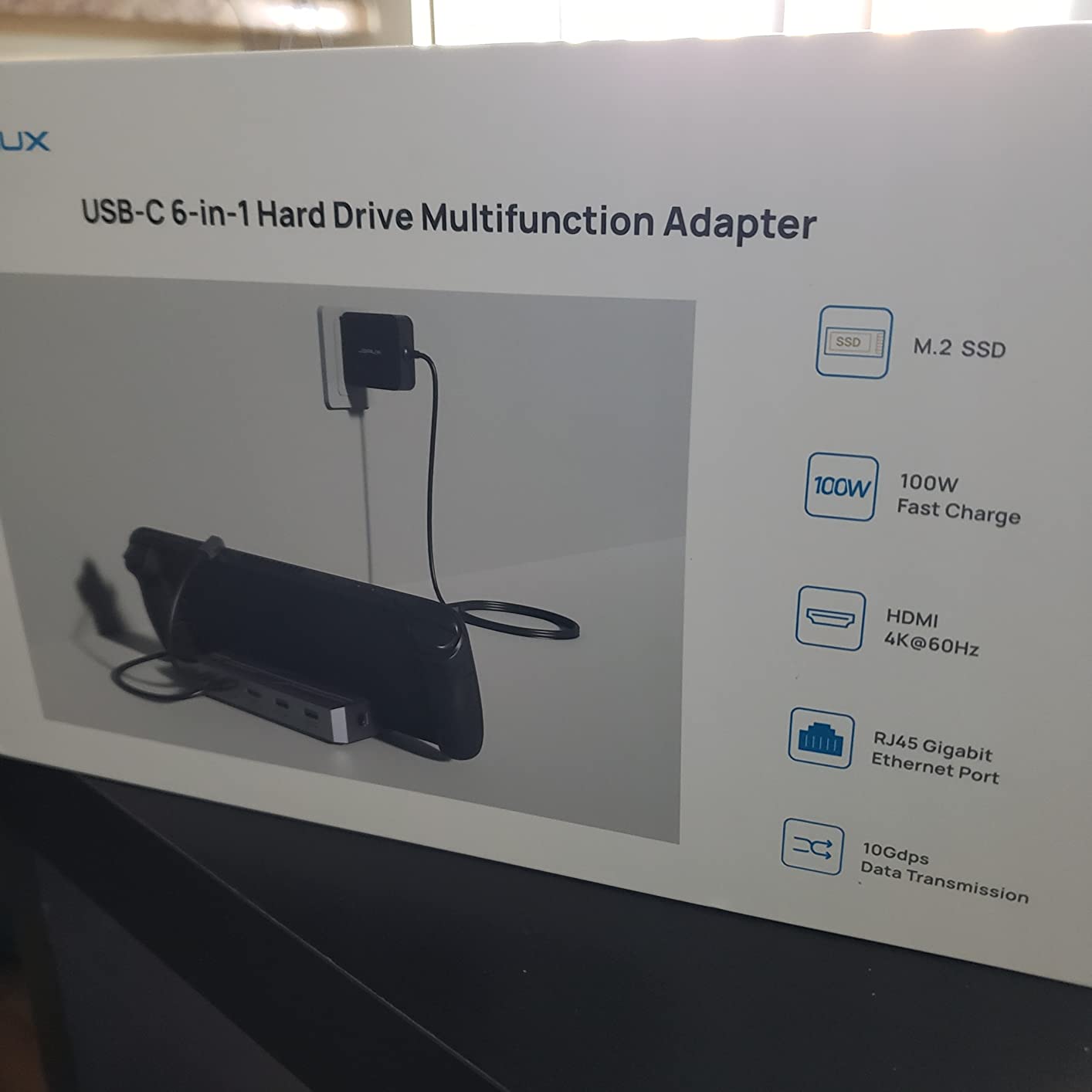 Amazon.com: JSAUX M.2 Docking Station 6-in-1 for Steam Deck/ROG Ally ...