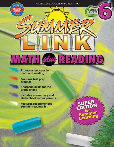 Amazon.com: Summer Link Math plus Reading, Summer Before Grade 6 ...