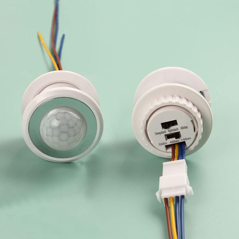 Interruptor de luz con sensor de movimiento AC 85-265 V interruptor de ...