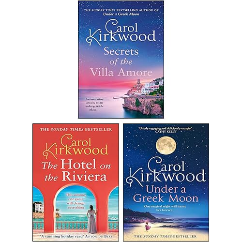 Carol Kirkwood 3 Books Collection Set (Secrets of the Villa Amore ...
