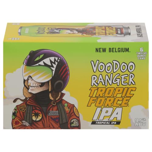 Amazon.com: NEW BELGIUM BREWING Voodoo Ranger Tropic Force IPA 6pk Cans ...