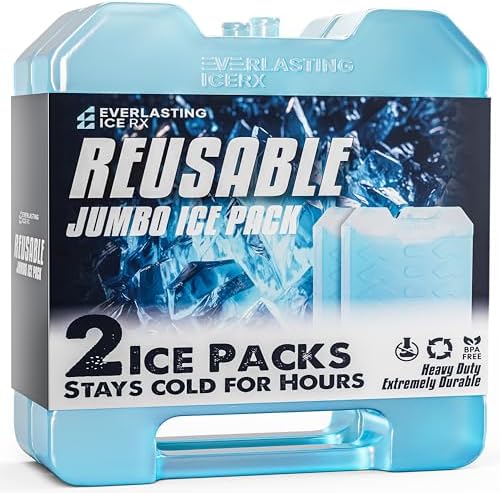 Amazon.com: Cool Coolers by Fit + Fresh, XL Cooler Ice Block, Large and ...