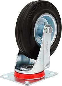 Bmb tools 75 mm industrial movable rubber caster wheel : Buy Online at ...