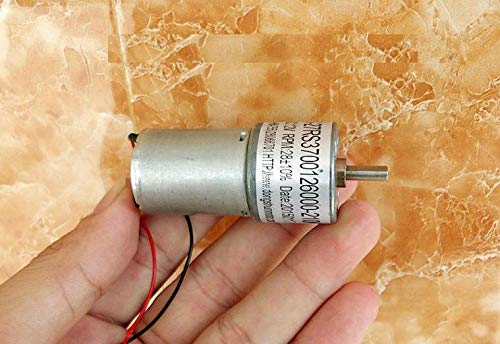 DC Motor 28 RPM R370 Full Metal Gear DC Permanent Magnet Gear Motor ...