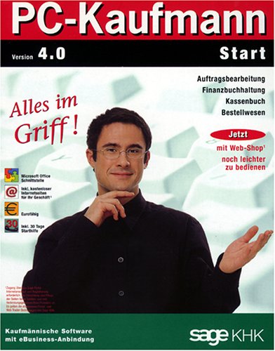 Amazon.co.jp: PC- Kaufmann 4.0 Start. CD- ROM fuer Windows 95/98/ NT4/2000 : 本