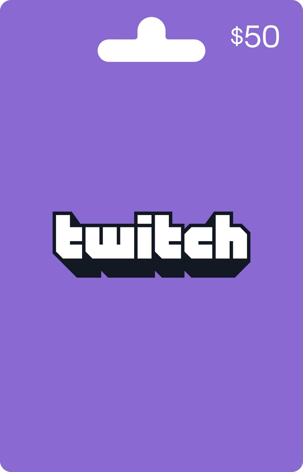 Amazon.com: Twitch Gift Card $50 (US Only) : Gift Cards