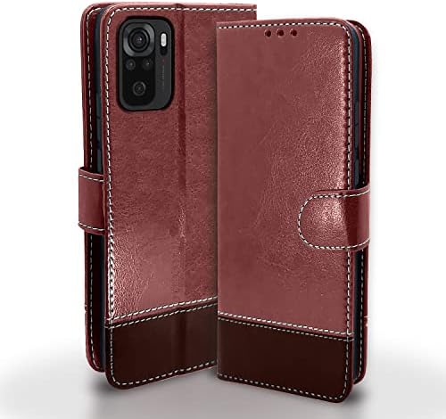 Pikkme Mi Redmi Note 10 / 10S / Note 11 SE Flip Cover | Dual-Tone PU ...